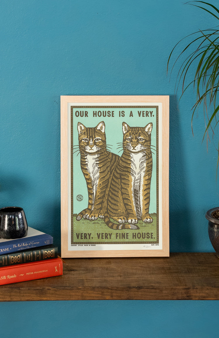 Very Fine House Print – Ravi Zupa Arts
