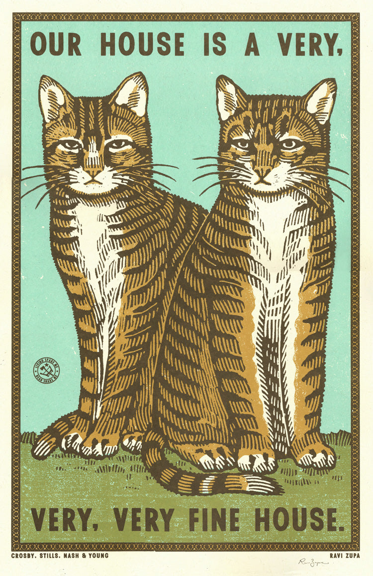 Very Fine House Print – Ravi Zupa Arts