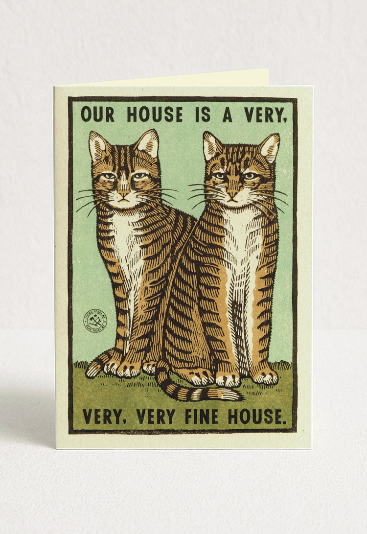 Very Fine House Greeting Card – Ravi Zupa Arts